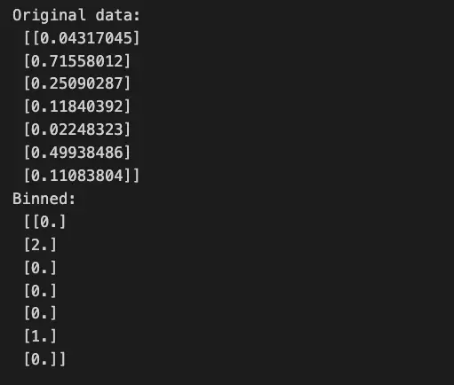 Scikit Learns Preprocessingkbinsdiscretizer In Python With Examples Pythonprog